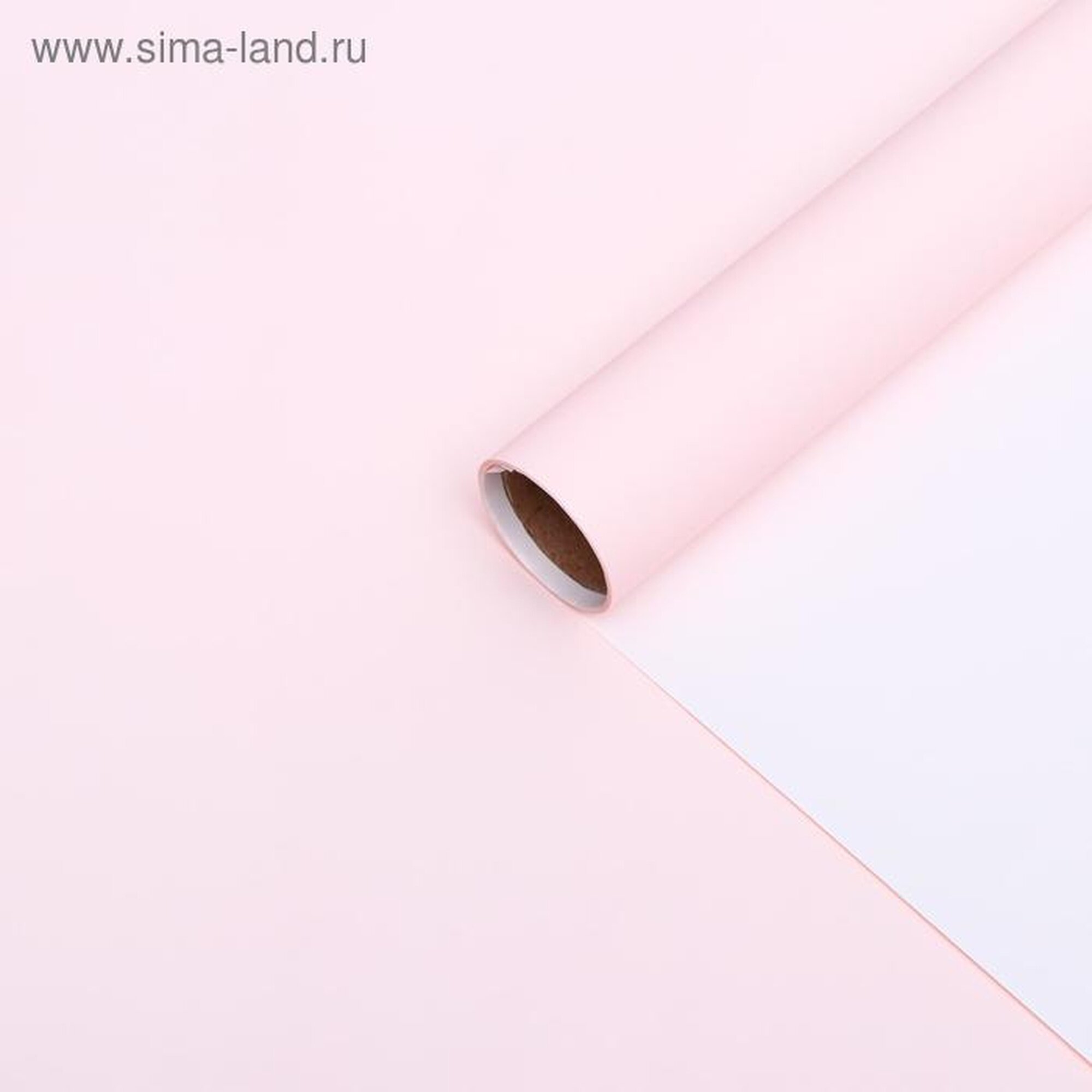 Упаковочная плёнка Upak Land, для цветов, матовая, двусторонняя, влагоустойчивая, 57х5 м