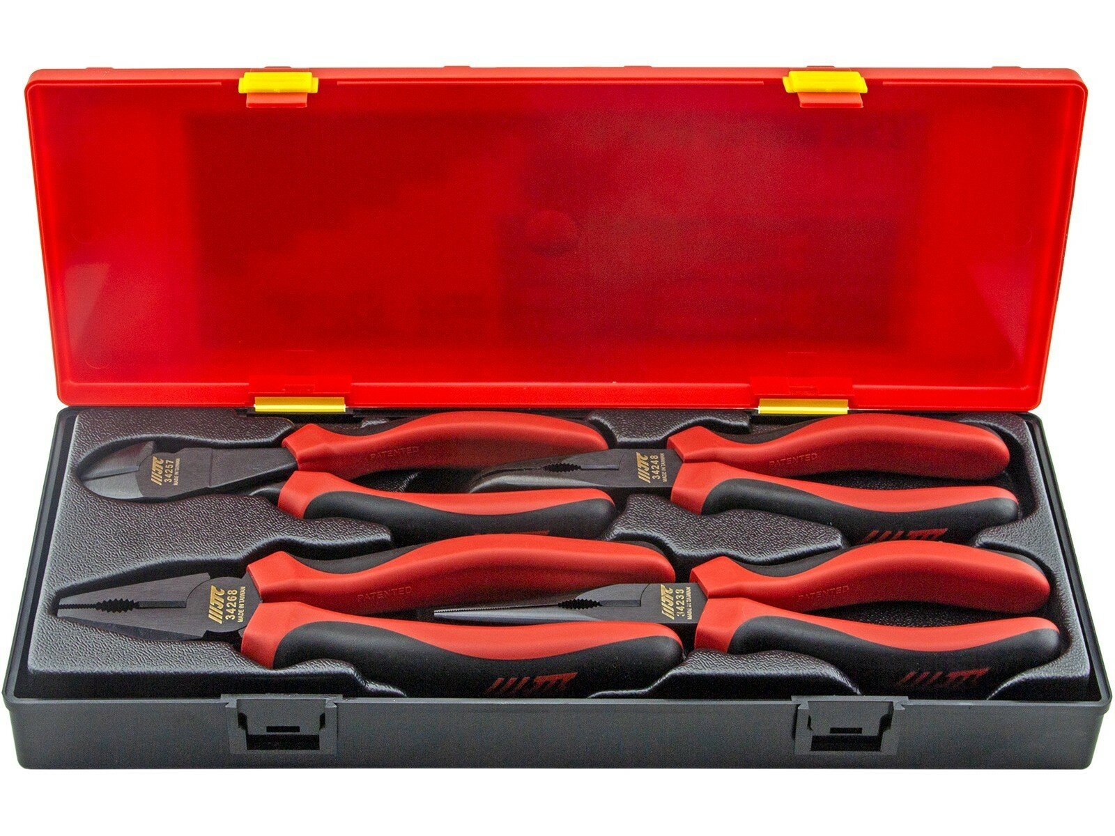 JTC-K5045 Набор губцевого инструмента в кейсе 4пр.