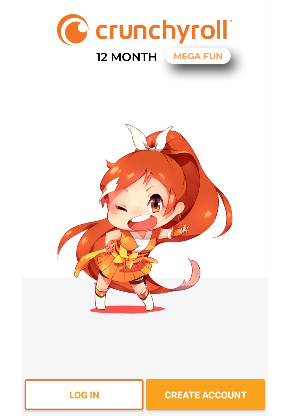 CRUNCHYROLL MEGA Fun Premium подписка на 12 месяцев, Активация на ваш новый аккаунт