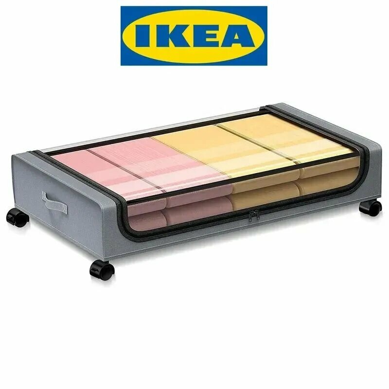 IKEA Корзина для хранения длина 80 см, ширина 43 см, высота 16 см.
