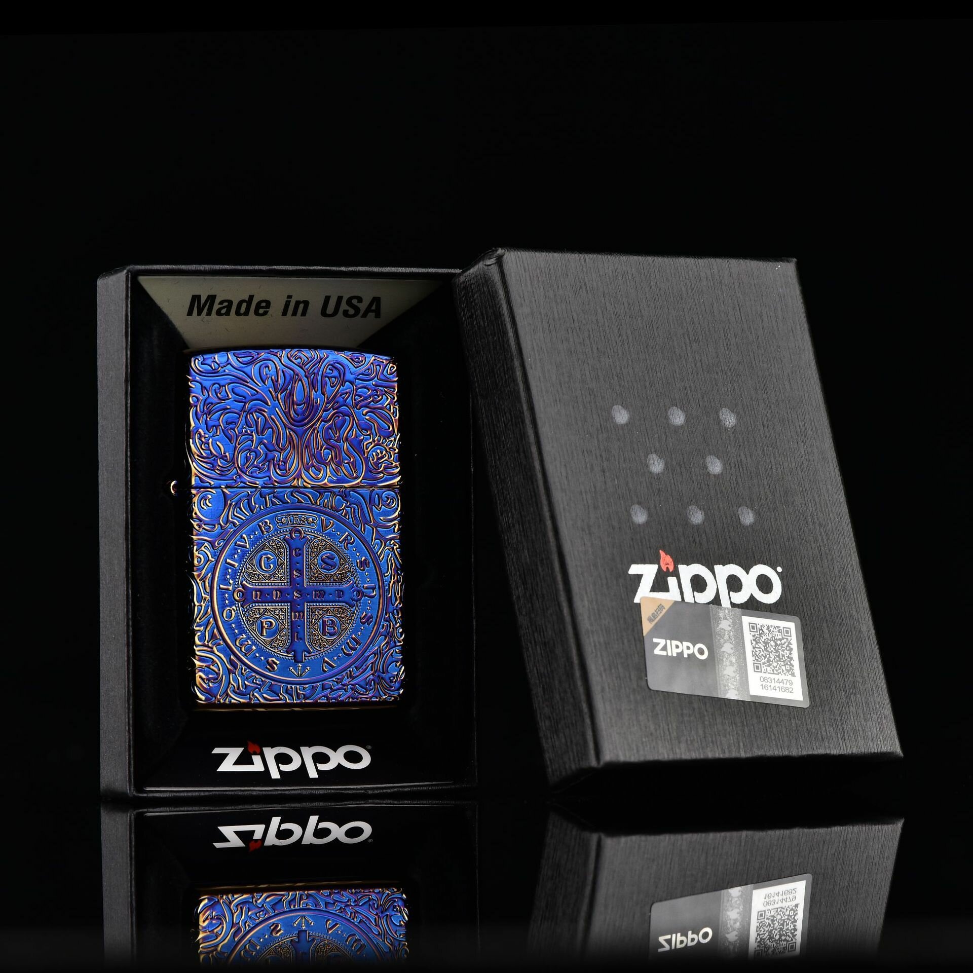 Zippo Крест Градиент — фото 1