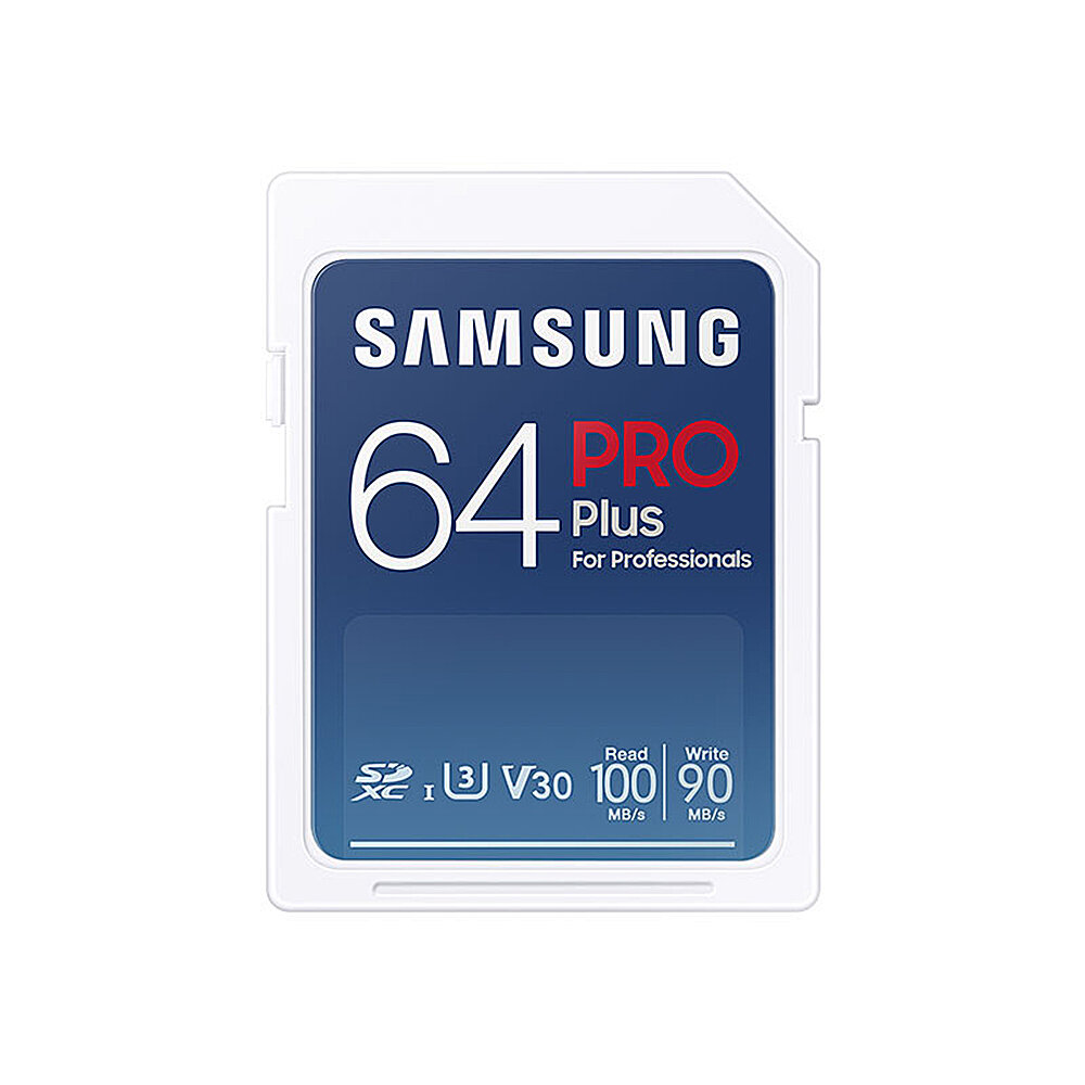 SAMSUNG 64GB PRO Plus SD Card U3 V30 Скорость чтения до 100MB/s для цифровых камер камер движения ноутбуков
