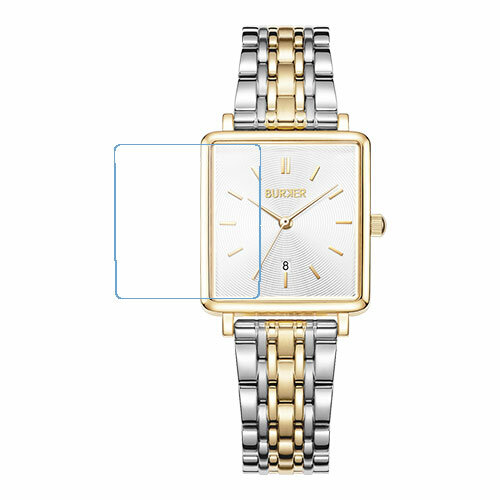 Скрин Мобайл защитный экран для часов Burker Daisy Gold Silver из нано стекло 9H