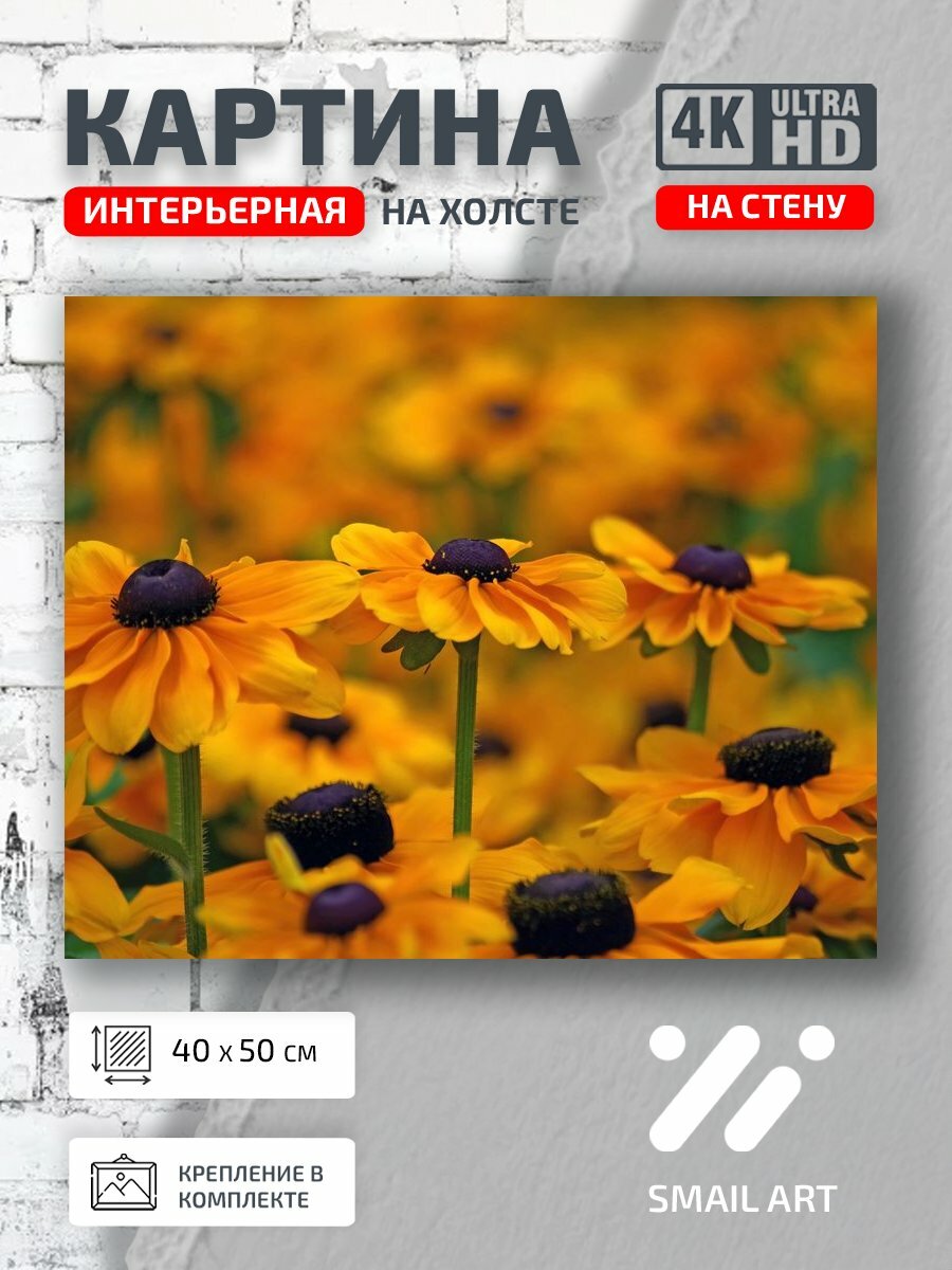 Картина на холсте интерьерная 40 на 50 на стену Размытость Mood для студии атмосфера декор