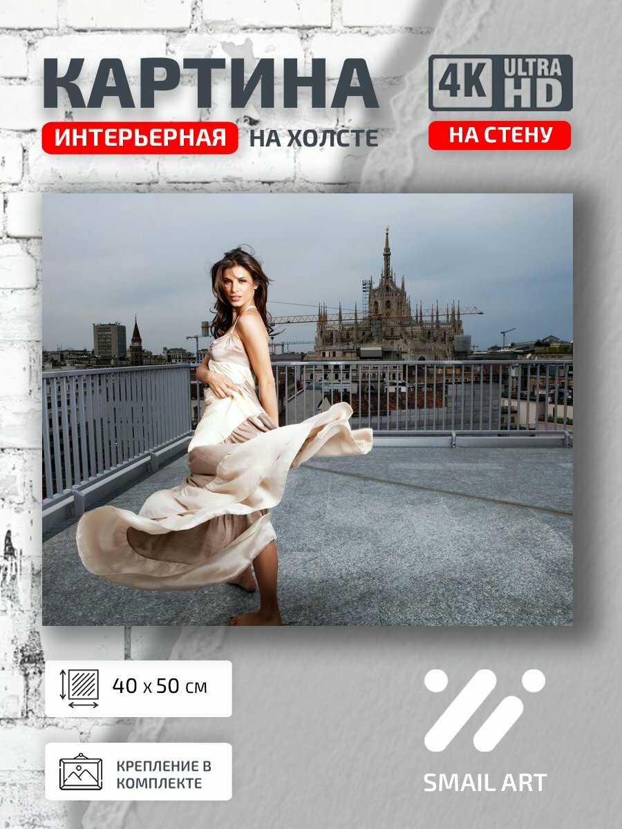 Картина на холсте интерьерная 40 на 50 на стену Ветру Portrait для гостиной портрет декор