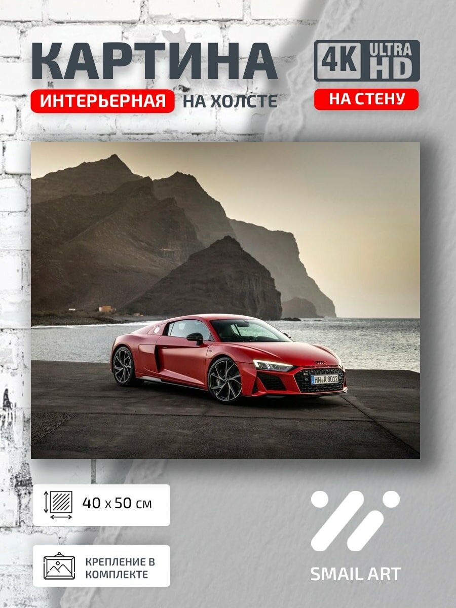 Картина на холсте интерьерная 40 на 50 на стену performance RWD для гостиной атмосфера
