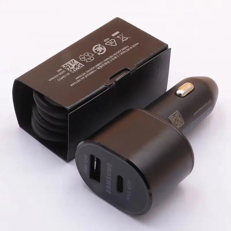 Автомобильное зарядное Samsung 60W 1A1C Super Fast Charging