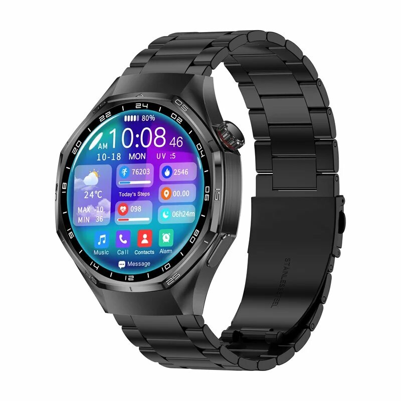 Watch6 Max Smart Watch Always-On Display Bluetooth Calling Altitude Barometric GT6 MAX Men Outdoor Sports Smartwatch