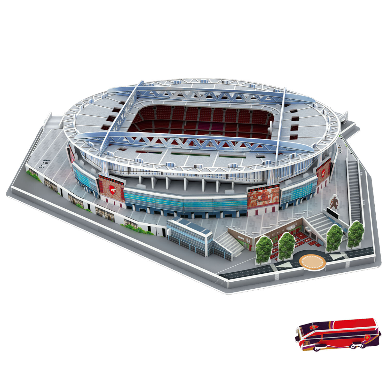 85Pcs 3D Puzzle Jigsaw Stadium Puzzle для детей, Материал: бумага, Размер собранного: 32.8*7.5*35.4cm, Размер упаковки: 30.5x23x4cm, Вес: 483g, Упаковка: коробка, В комплект входят: 1 набор 3D паззла, 1 инструкция