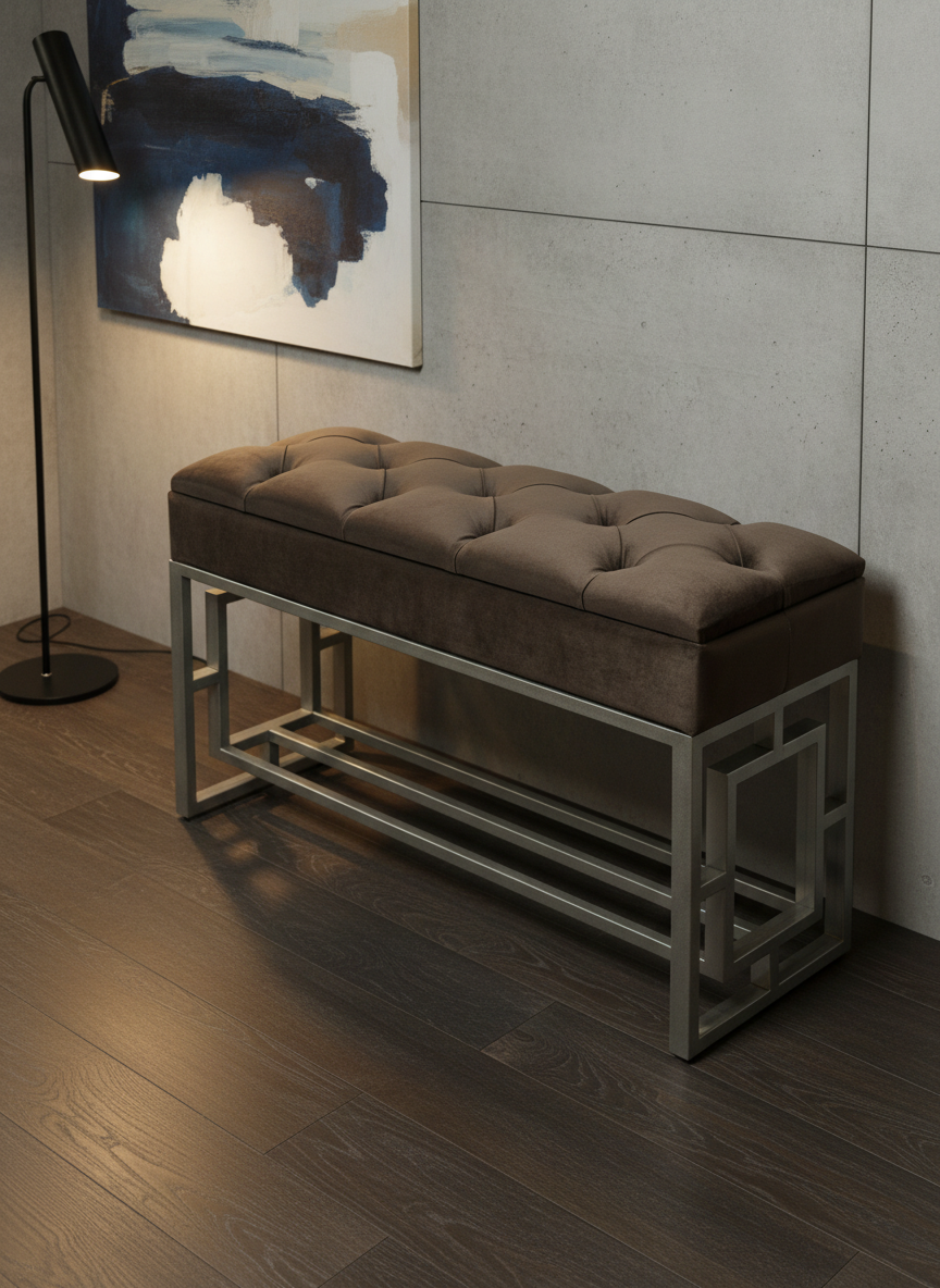 Подставка для обуви с мягким сиденьем, обувница, банкетка, скамейка, лавочка, 97х36х47