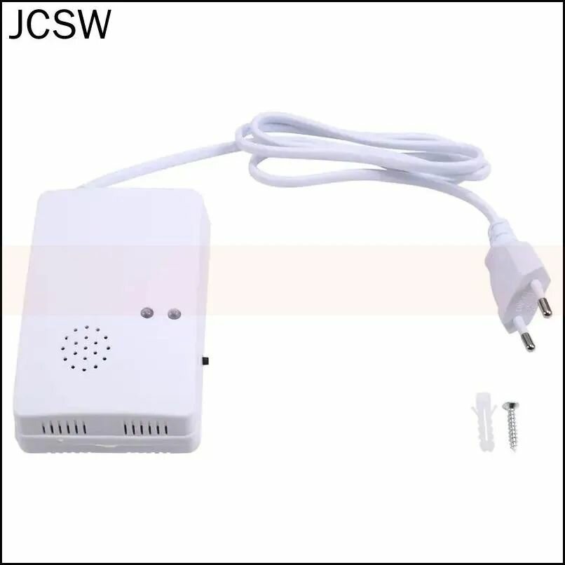 Детектор утечки газа горючий пропан бутан метан предупреждающий датчик сигнализации для домашней безопасности ЕС вилка