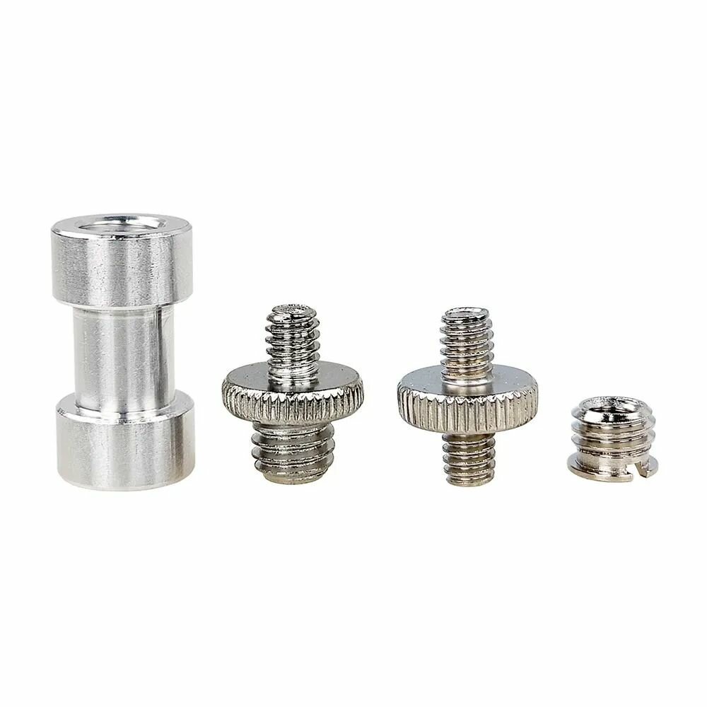 Переходник адаптер для фото техники, лазерного уровня, штатива с 1/4 на 3/8, 4 переходника в комплекте