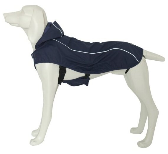 Попона Triol OUTDOOR Navy 3XL, со светоотражающей полоской, размер 50см