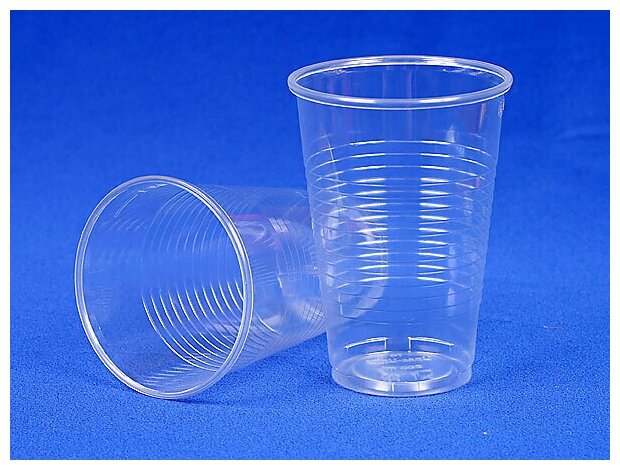Стакан 200мл прозрачный стандарт УЮ, ПП (100 шт/упак, 3 000 шт/кор)