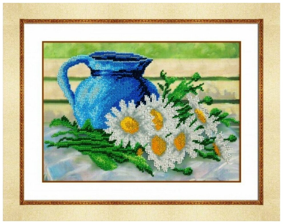 Набор для вышивания Паутинка #Б-1223 Деревенский натюрморт, Вышивка бисером, 27 x 19 см