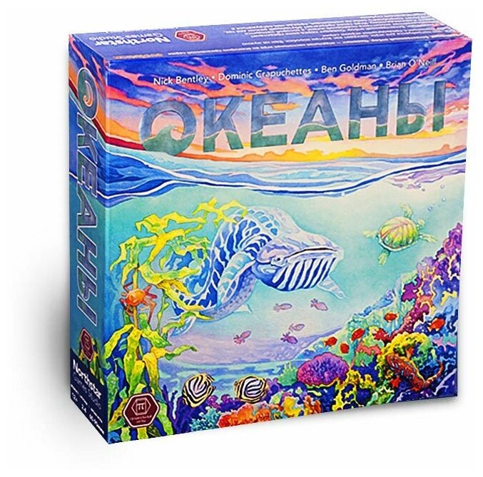 Настольная карточная игра "Океаны" (из серии "Эволюция естественный отбор")