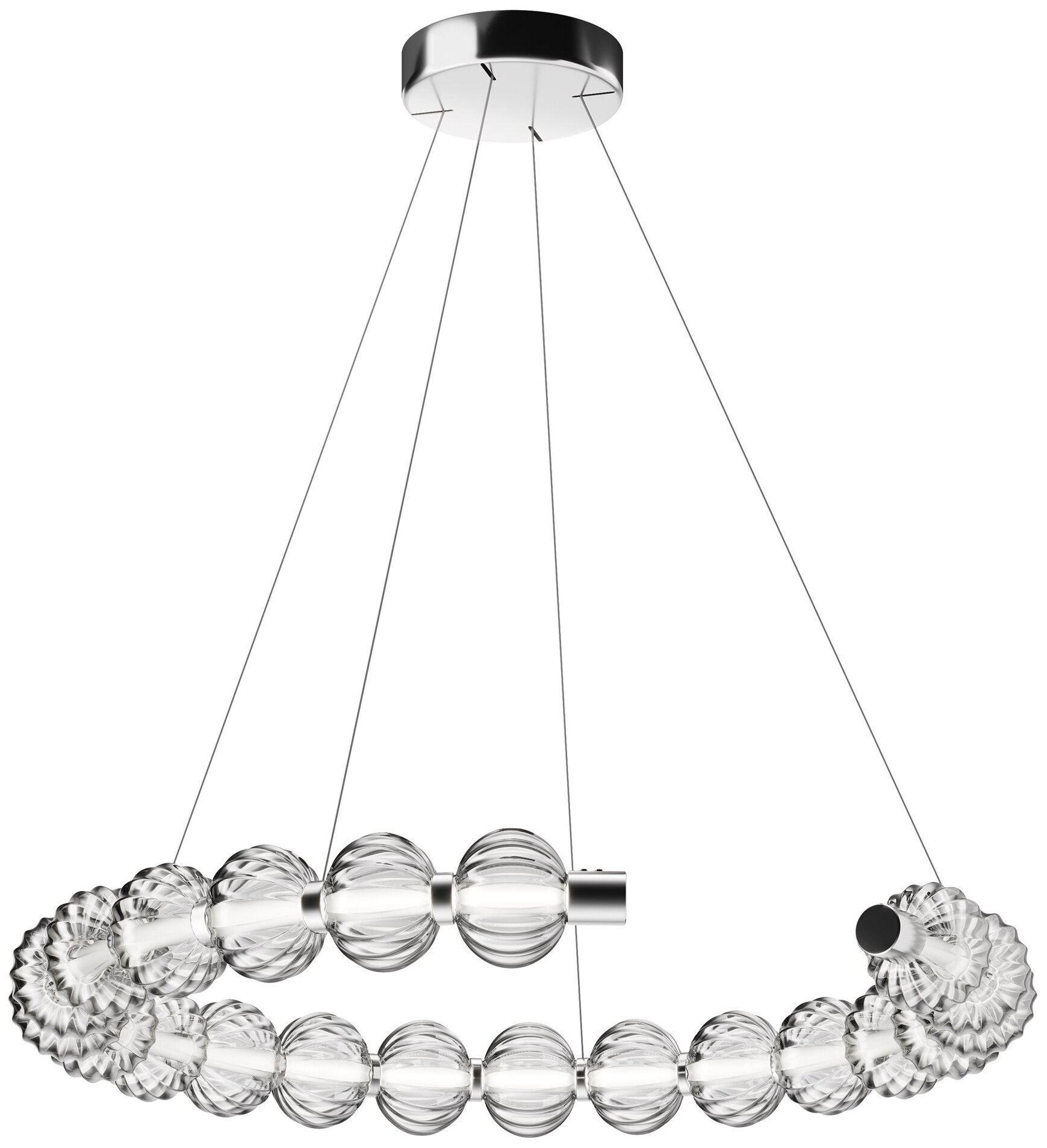 Светильник Maytoni Amulet MOD555PL-L26CH4K, LED, 26 Вт, IP20, для натяжных потолков