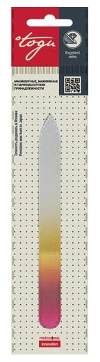 Togu Пилка стеклянная большая в чехле, 135 мм