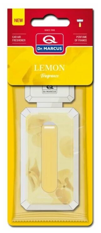 Ароматизатор автомобильный Dr.Marcus "Fragrance", подвесной, Лимон