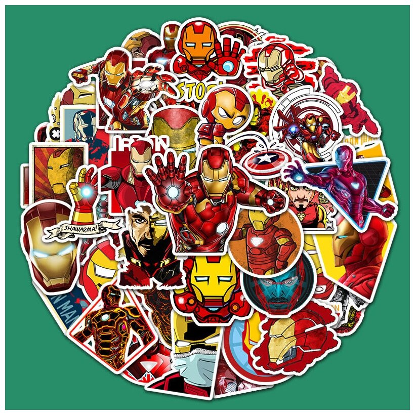 Iron Man Computer Stickers