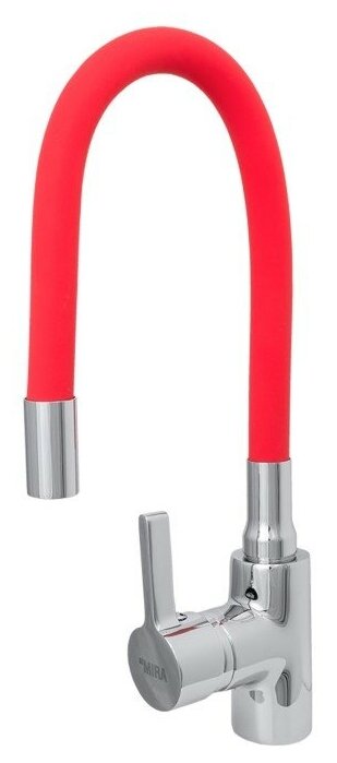 Смеситель для кухни Сантаком stMIRA 5098-1, красный