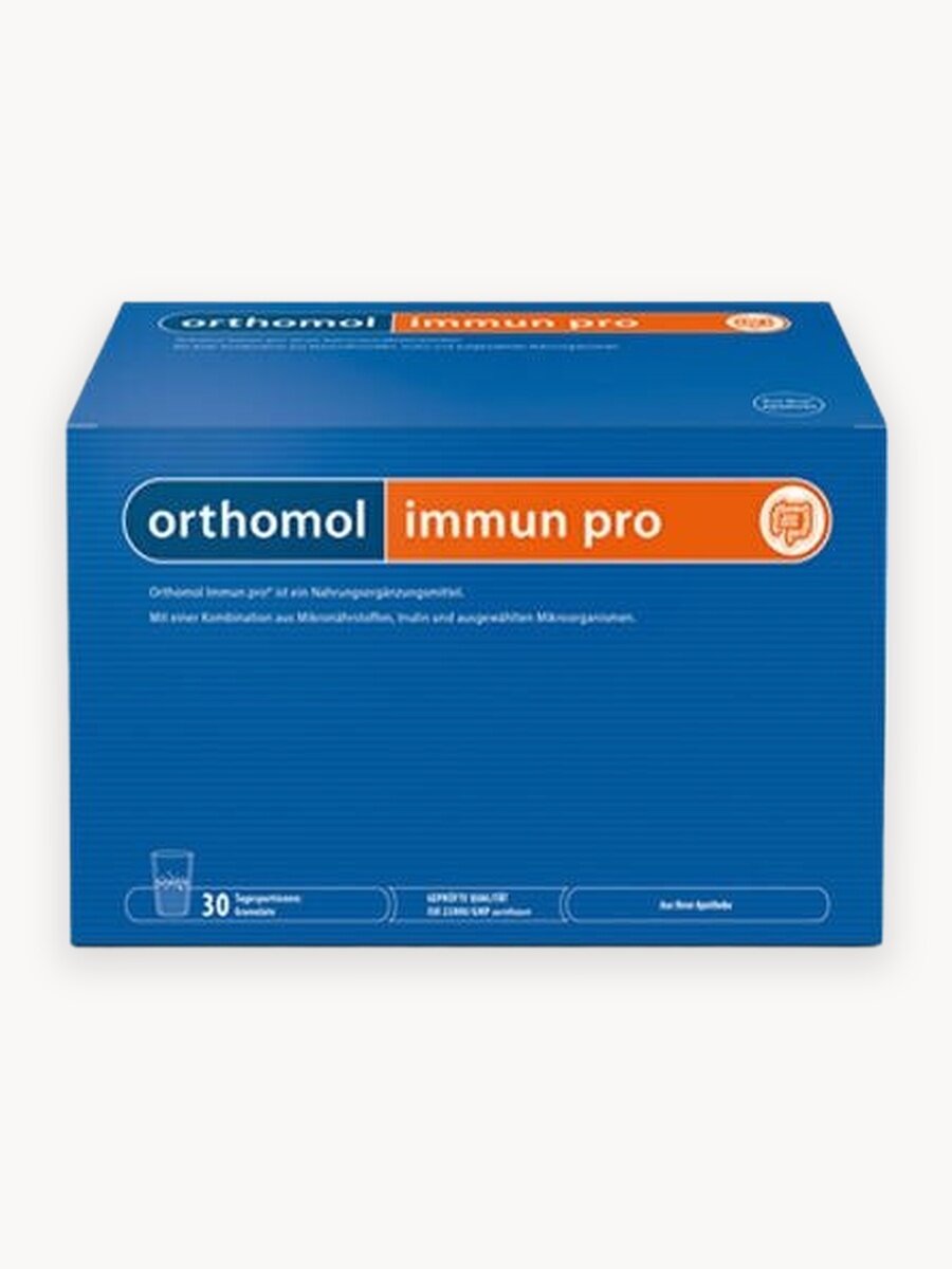 Витаминный комплекс ORTHOMOL Immun Pro курс на 30 дней (30 саше 15г + 30 саше 2г)