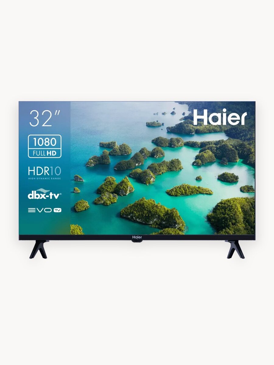 Телевизор Haier 32 LED S2, Full HD, Android TV, DBX-TV, Direct LED