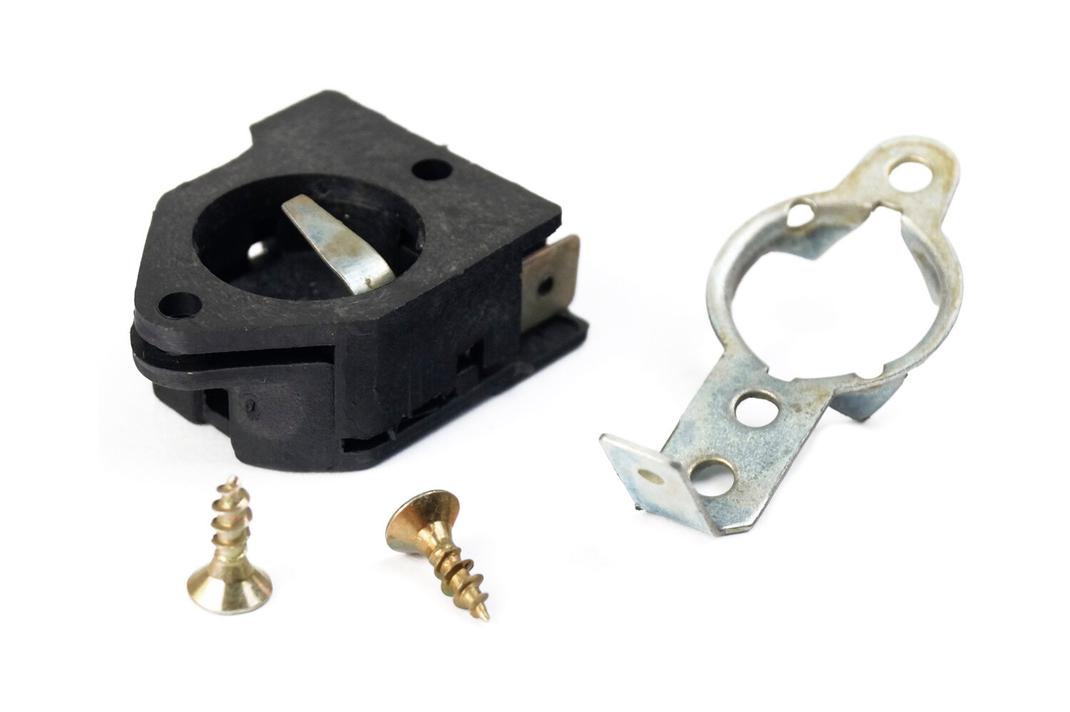 Ремкомплект патрона фонаря подсветки заднего номера (1 контакт) на ВАЗ 2101-2106