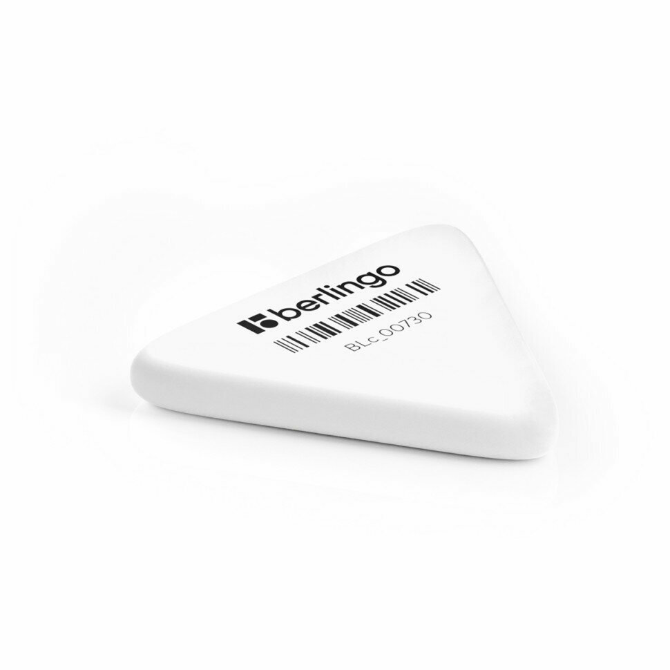 Ластик Berlingo "Eraze 730" треугольный, термопластичная резина, 50*44*7мм (большой), 36 штук, 350539