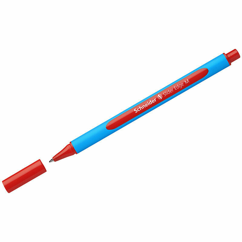 Ручка шариковая Schneider "Slider Edge M" красная, 1,0мм, трехгранная, 256190