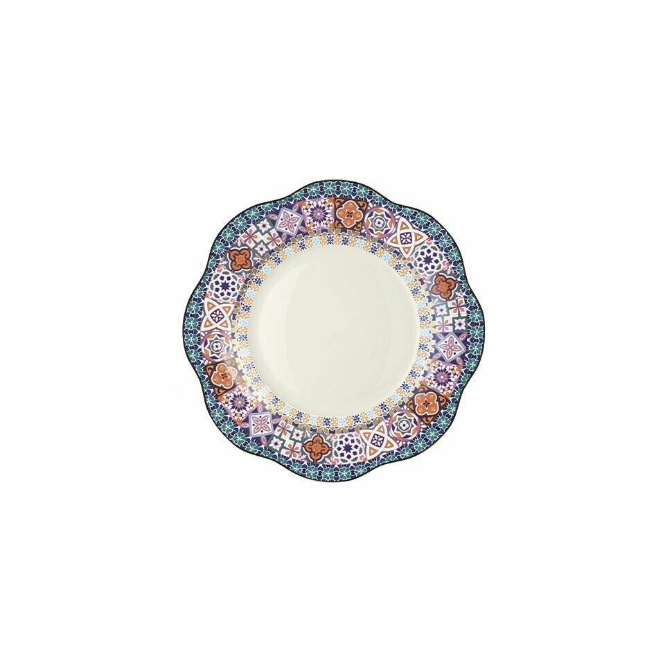 Тарелка LE COQ Anemone, 15 см, костяной фарфор, разноцветная (LANE029EB001150)