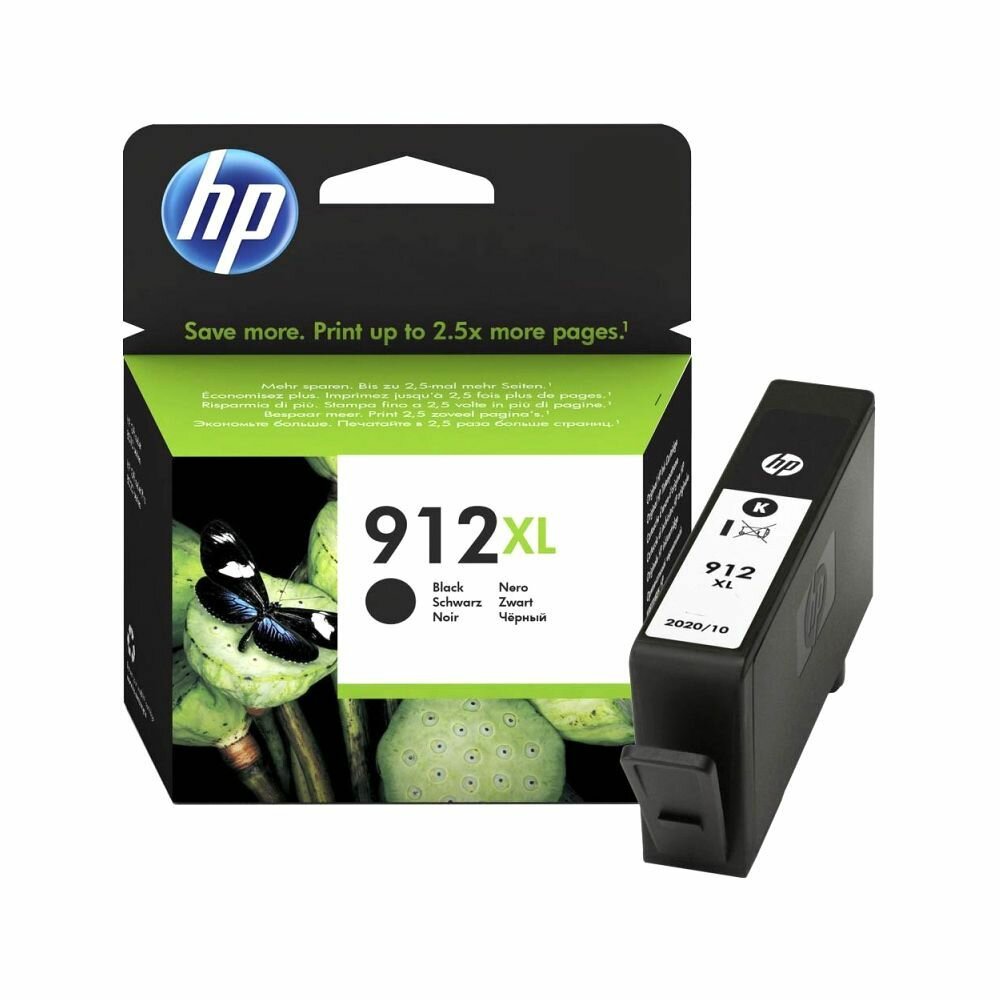 Картридж для струйного принтера HP 912XL High Yield Black 3YL84AE