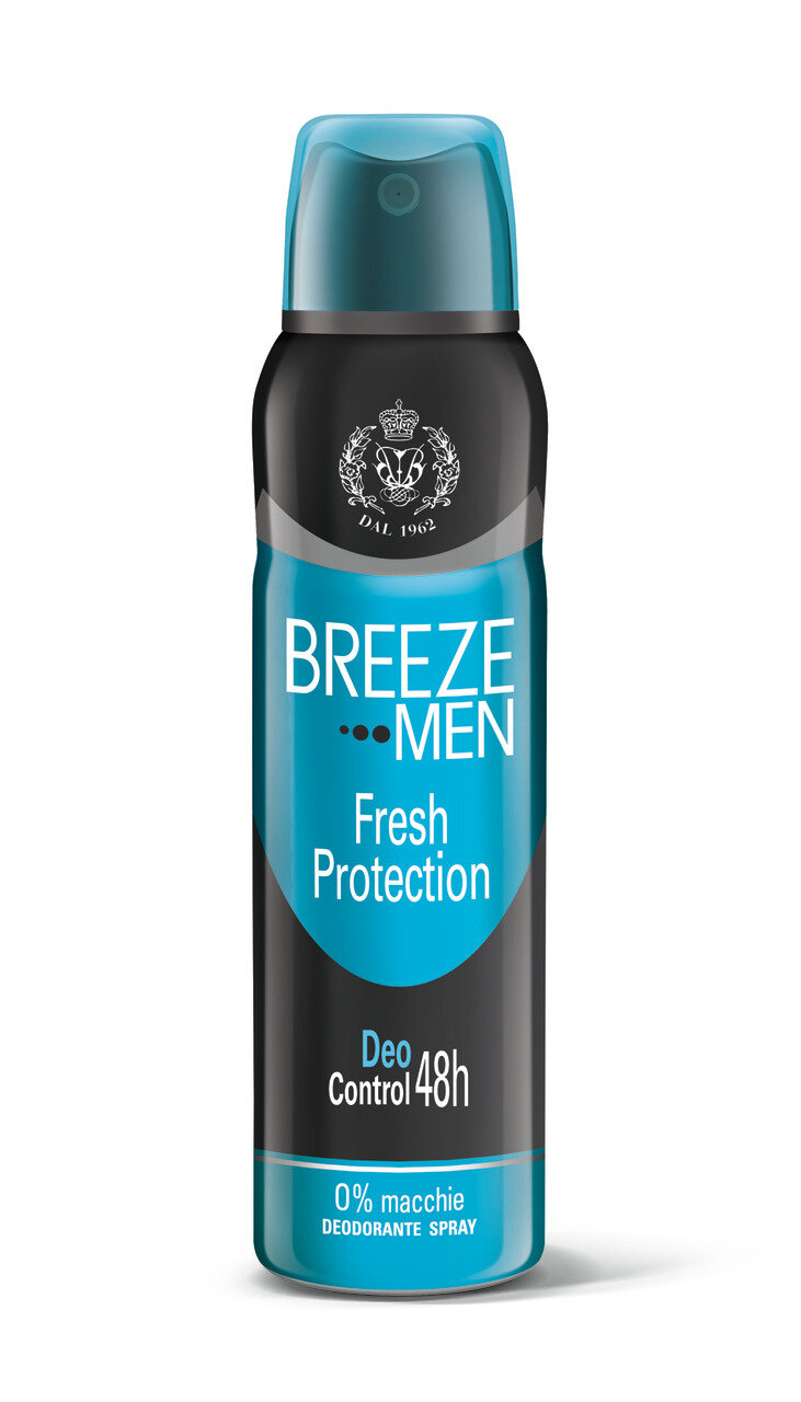 Антиперспирант Breeze Fresh Protection аэрозоль мужская линия, 150мл x 2 упаковки