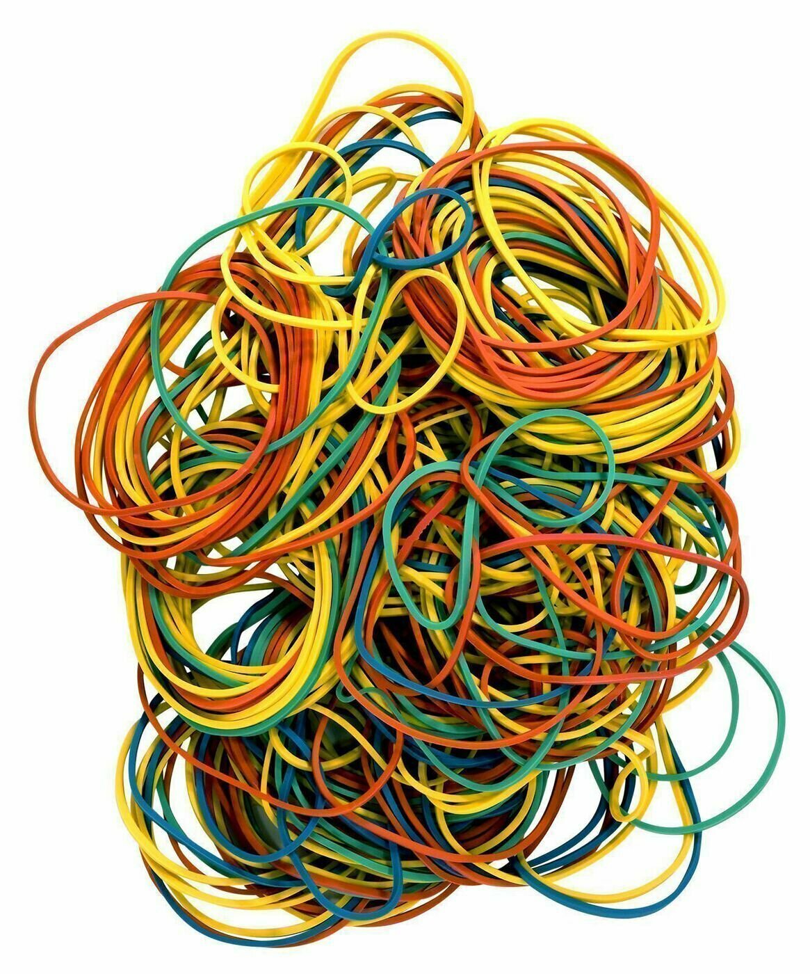 Резинка банковская "INFORMAT", каучук, 6см, разноцветная, 500г