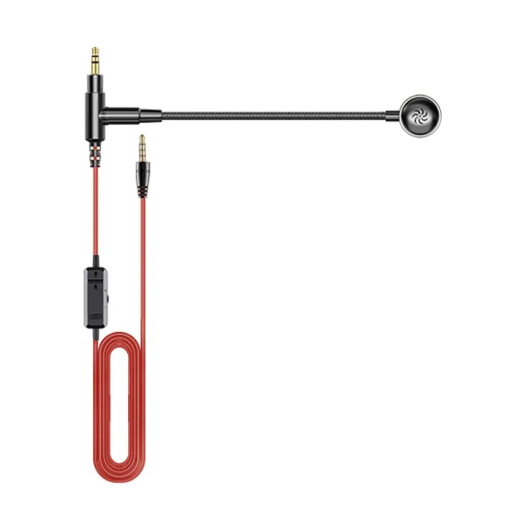 Кабель для наушников Oneodio 3,5 мм с микрофоном Red