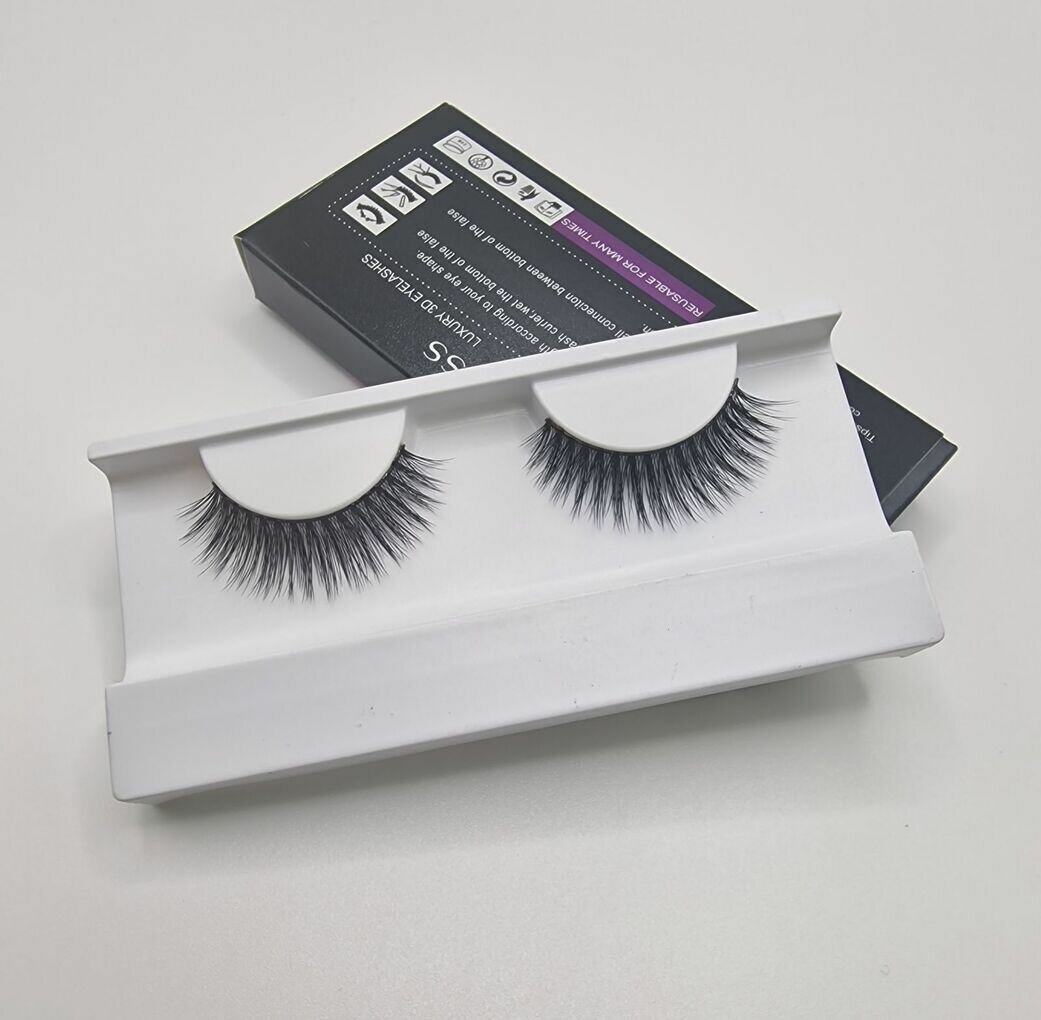 Y&M Ресницы накладные 3D Стерео эффект Marlliss Natural&Soft №1035