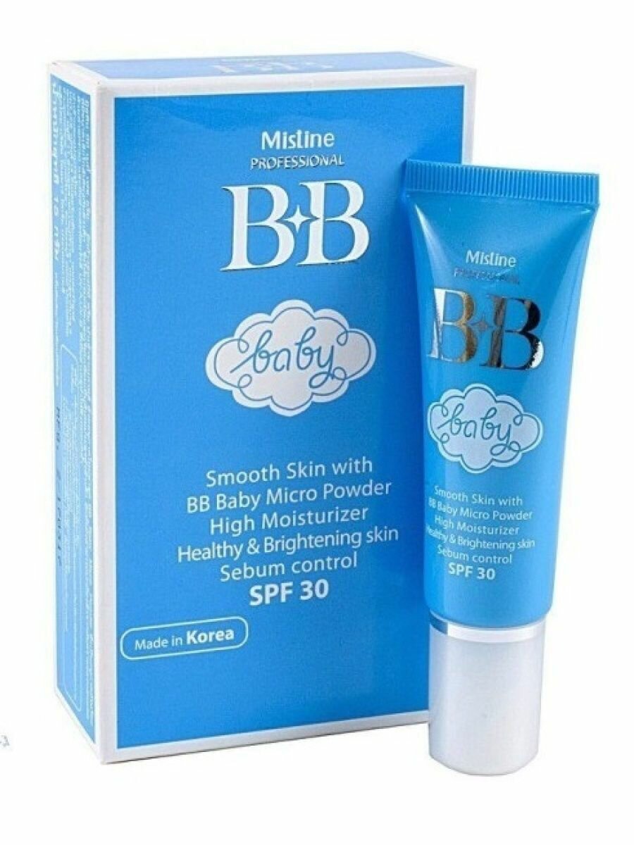 BB крем Mistine Baby Face - матирующий тональный крем SPF30, 15 мл