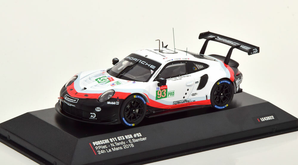 Модель коллекционная IXO Porsche 911 (991) GT3 rsr no 93 24H le mans 2018