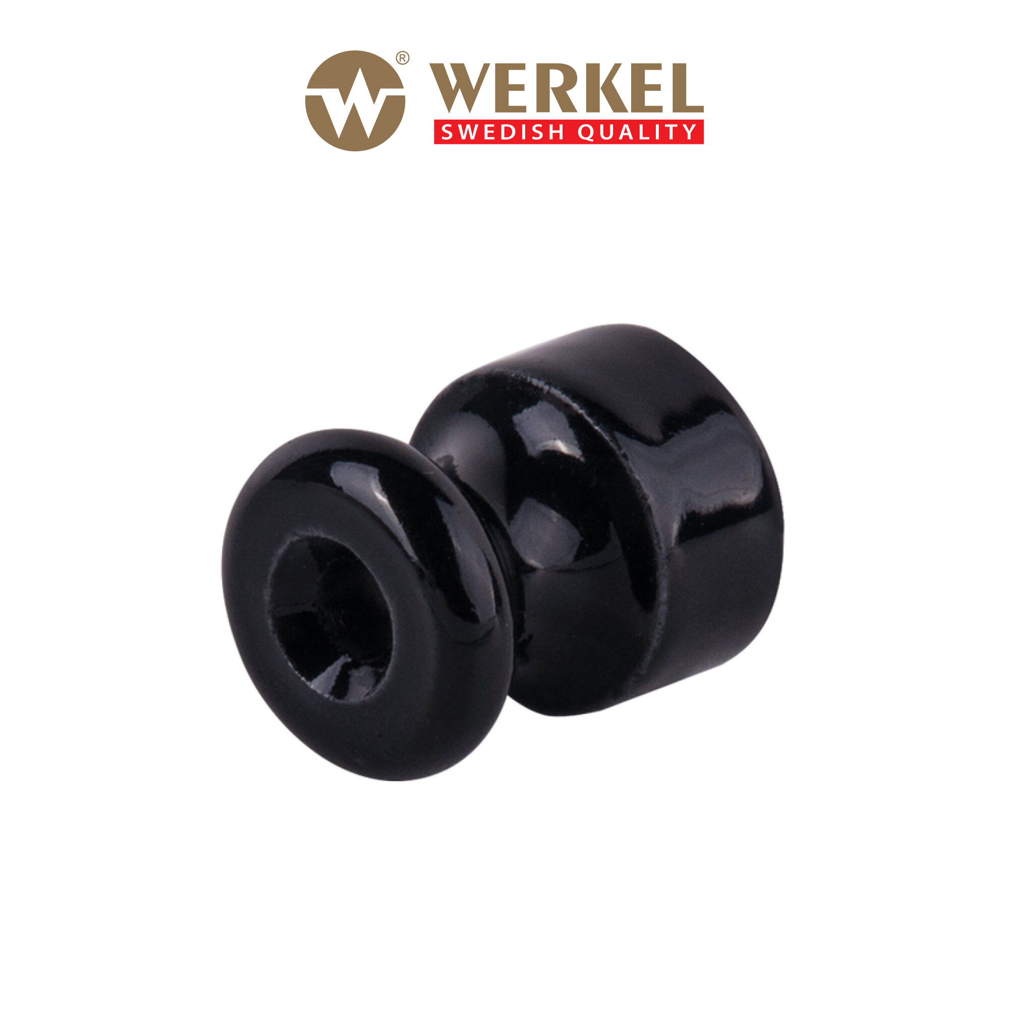 Комплект изоляторов без винта 50 шт. Werkel Ретро W6431308 черный