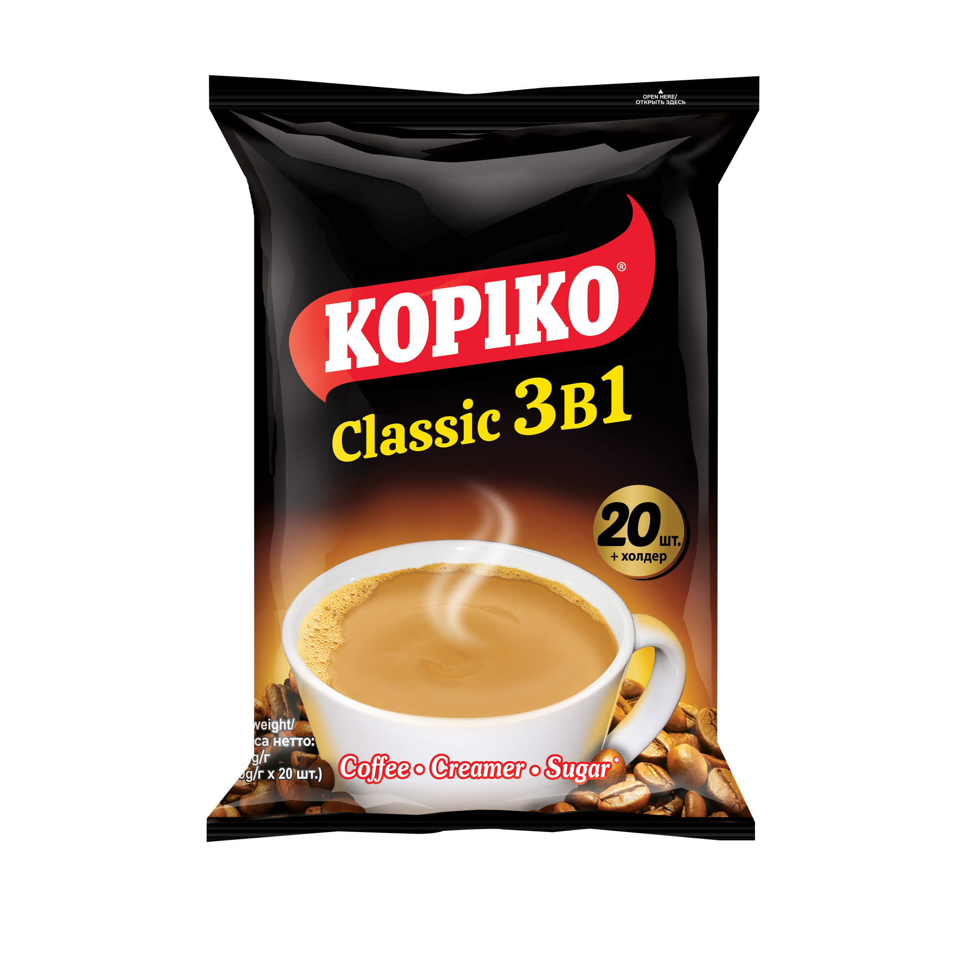 Кофейный напиток KOPIKO CLASSIC 3в1 , 20 саше новинка!