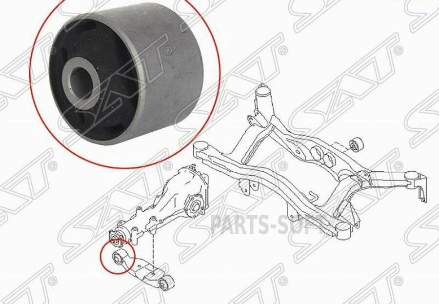 Сайлентблок редуктора Subaru Forester 07-19 / Impreza 07-14 Sat арт. ST41310AG022BU1