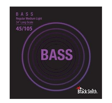 Струны для бас-гитары BlackSmith Bass Regular Medium Light 34" Long Scale 45/105 45-105