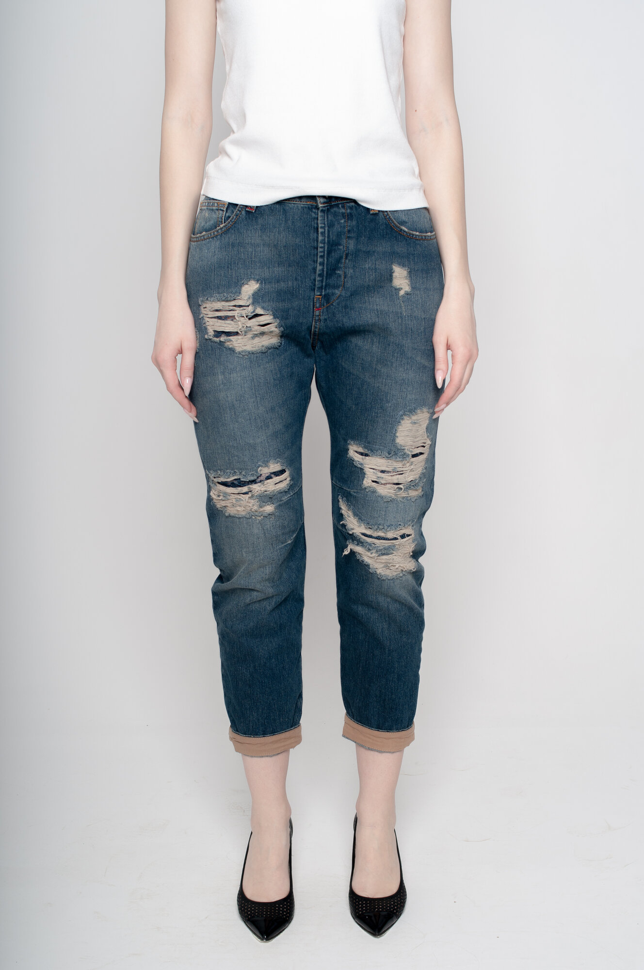 Джинсы бойфренды 