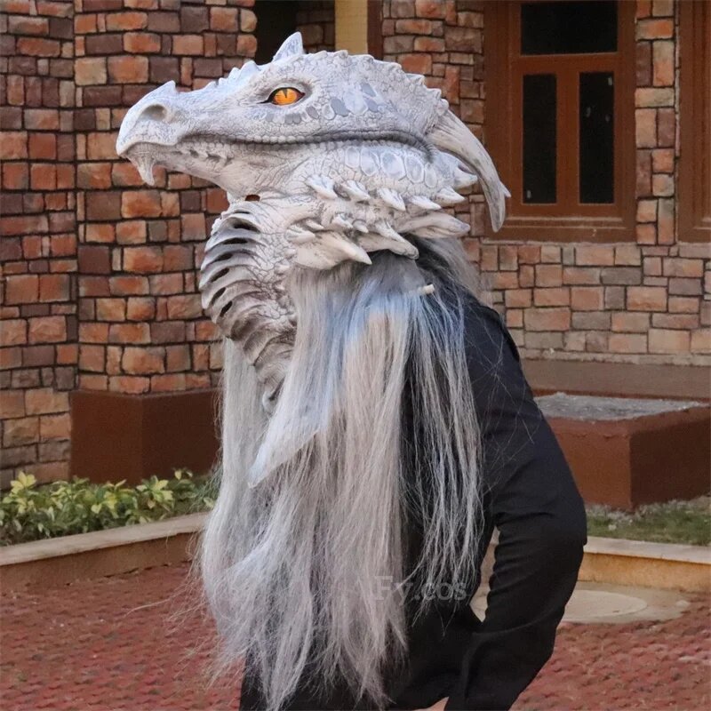 Маска дракона из латекса Fy.cos Dragon mask