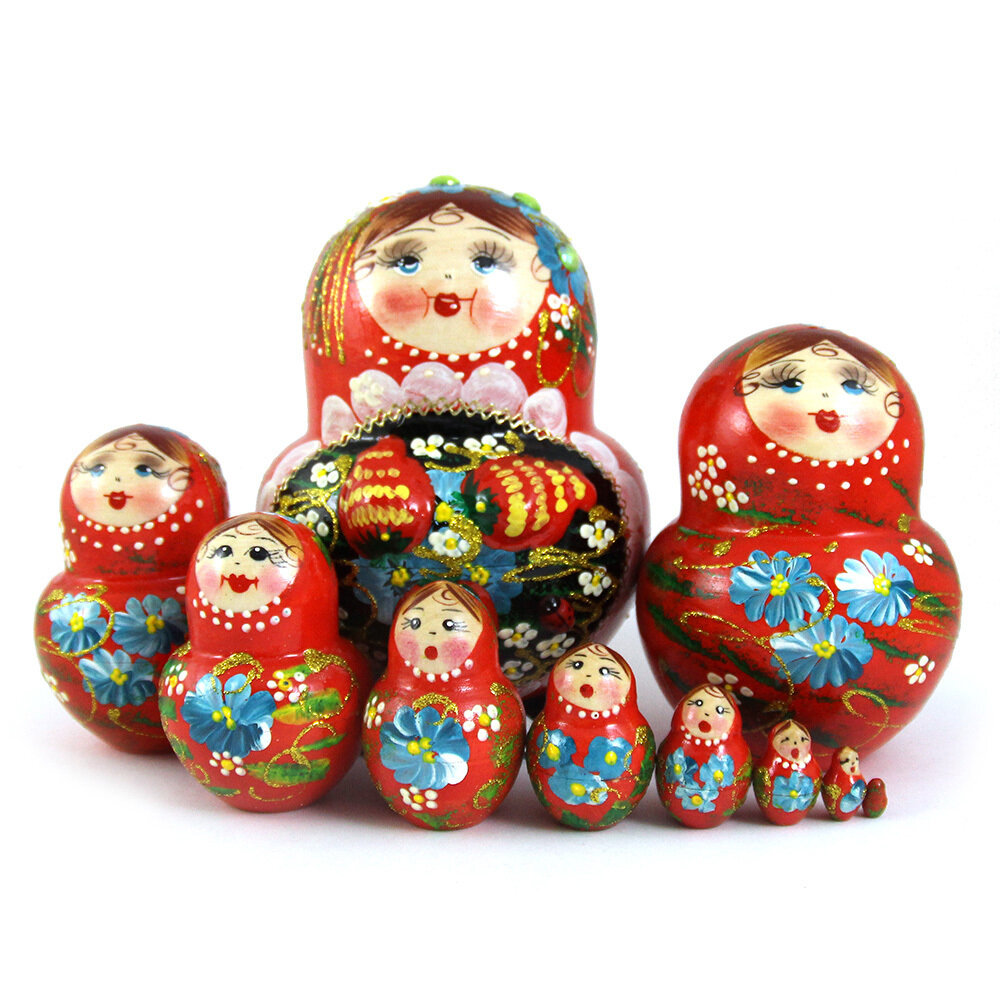 Матрешка "Клубника" 10 мест