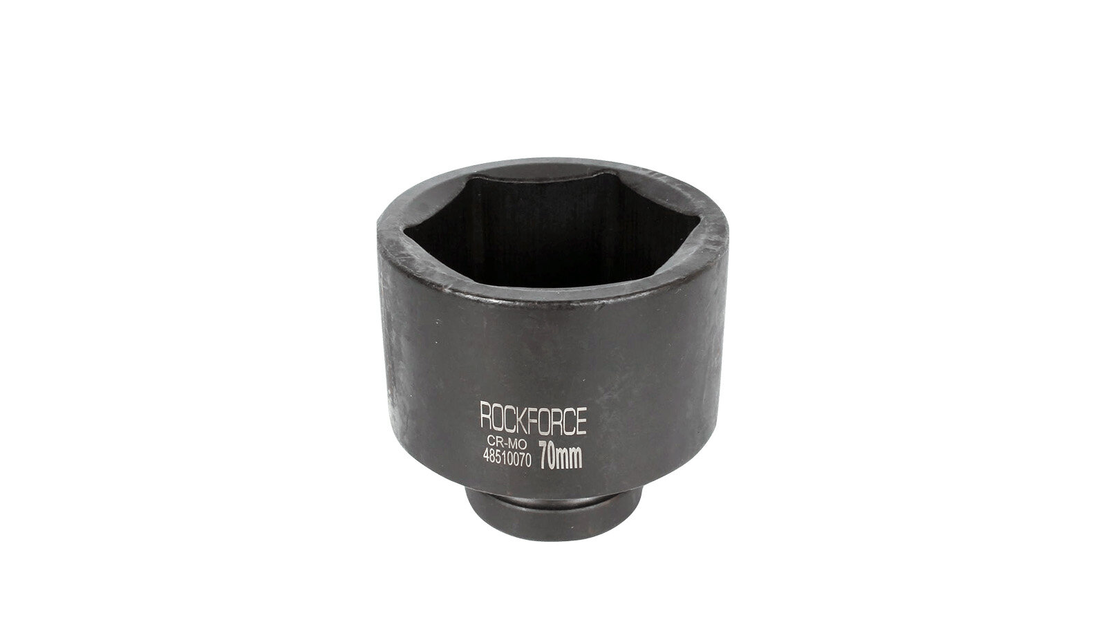 Головка ROCKFORCE, шестигранная, ударная, высокая, 1", 70 мм