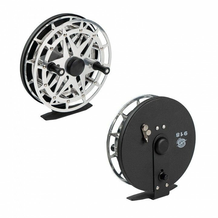 Катушка EastShark инерционная 918, диаметр шпули 125 мм, инерционная, металлическая шпуля