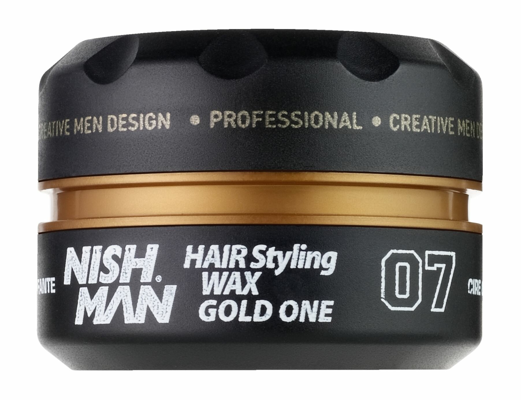 NISHMAN Воск для волос Aqua Hair Styling Wax (Аромат One Million), 100 мл, 07 Gold One