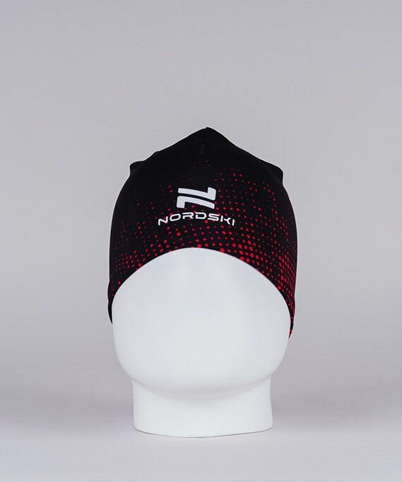 Гоночная шапка Nordski Jr. Pro Black/Red NSJ123190, S