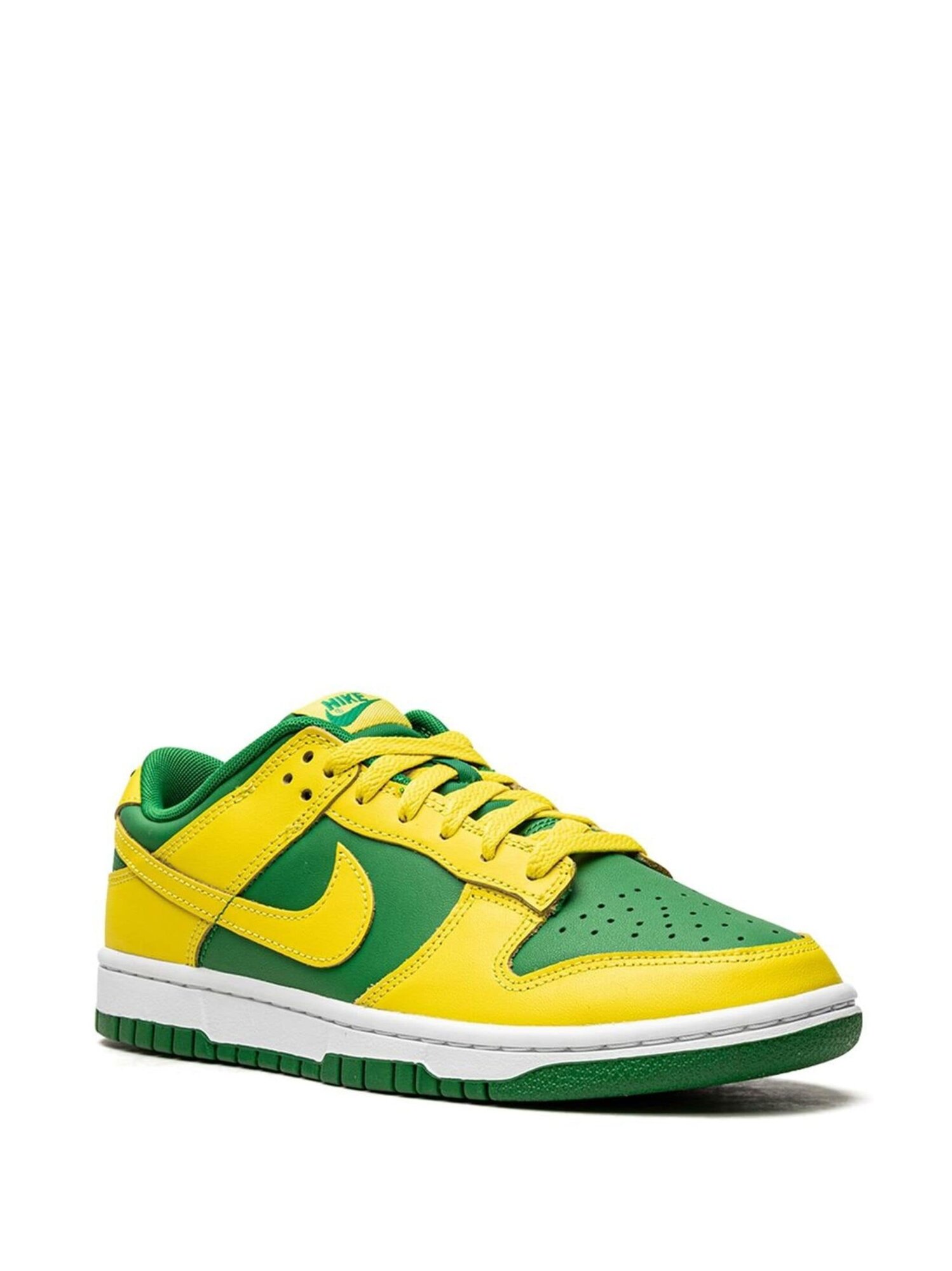 Кроссовки NIKE Dunk Low Reverse Brazil, размер 10 US, yellow — фото 1